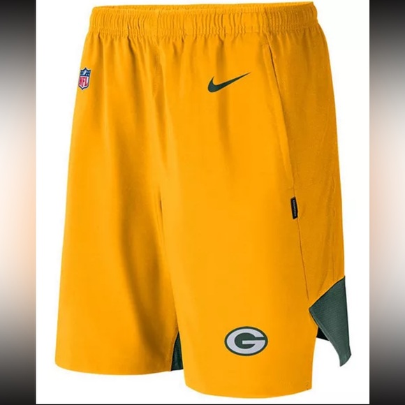Nike | Shorts | Mens Green Bay Packers Nike Nfl Player Practice Flex ...